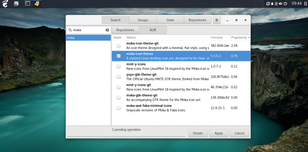 Install Moka Icon Theme on Arch Linux 2017 - Manjaro dot site
