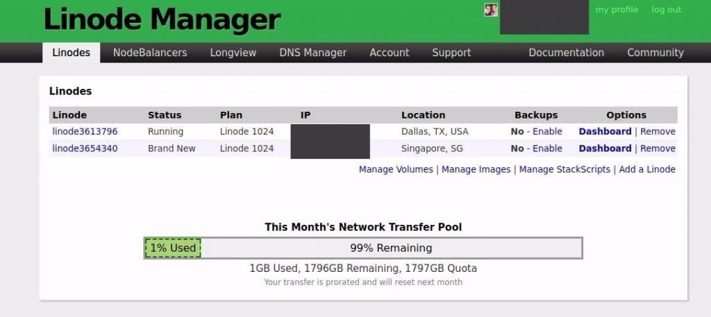 How to create new Linode Server Instance in three steps