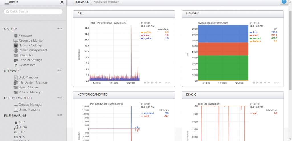 EasyNAS 0.7.2 - A Simple but powerful NAS System for Your Network ...