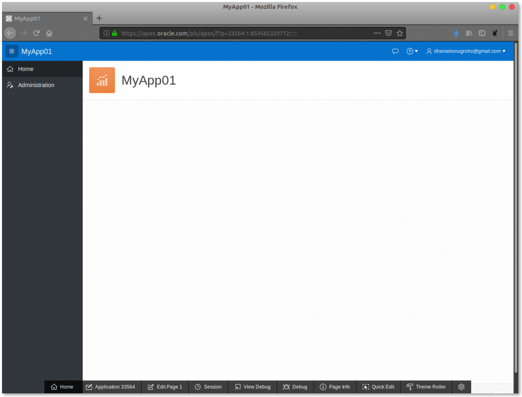 Oracle APEX Tutorial - Create a New Application - Manjaro dot site Oracle APEX Tutorial - Create a New Application - Manjaro dot site