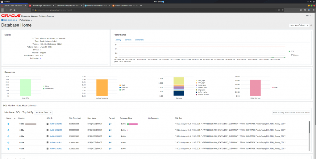 How to Install Oracle Database 19c on CentOS 8 - Manjaro dot site