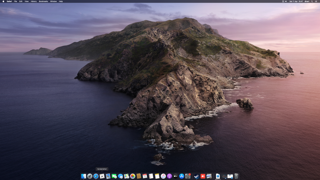 Macos catalina Manjaro Dot Site