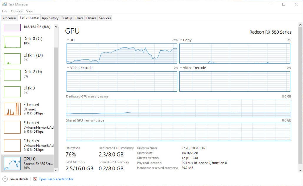 GPU-util-on-medium-settings - Manjaro dot site