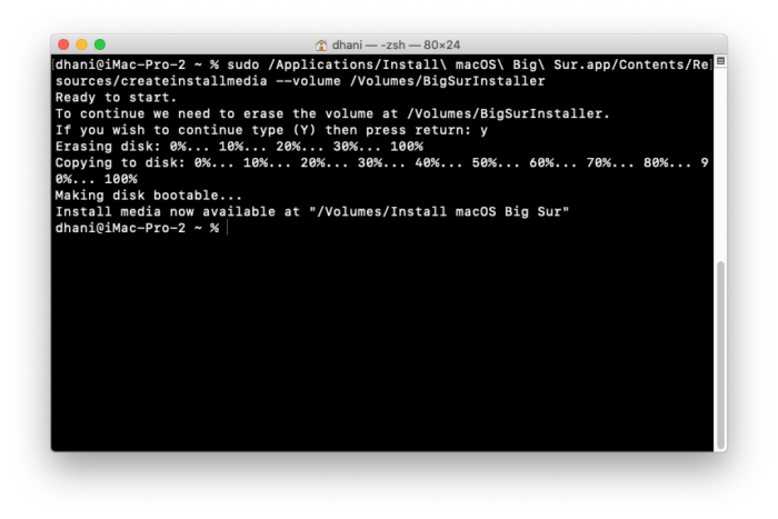 How to Create macOS Big Sur 11.0.1 USB Installer for Hackintosh ...