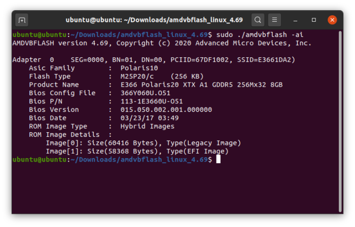 Step by Step to Flash VGA BIOS Sapphire Nitro+ Radeon RX 580 8 GB ...